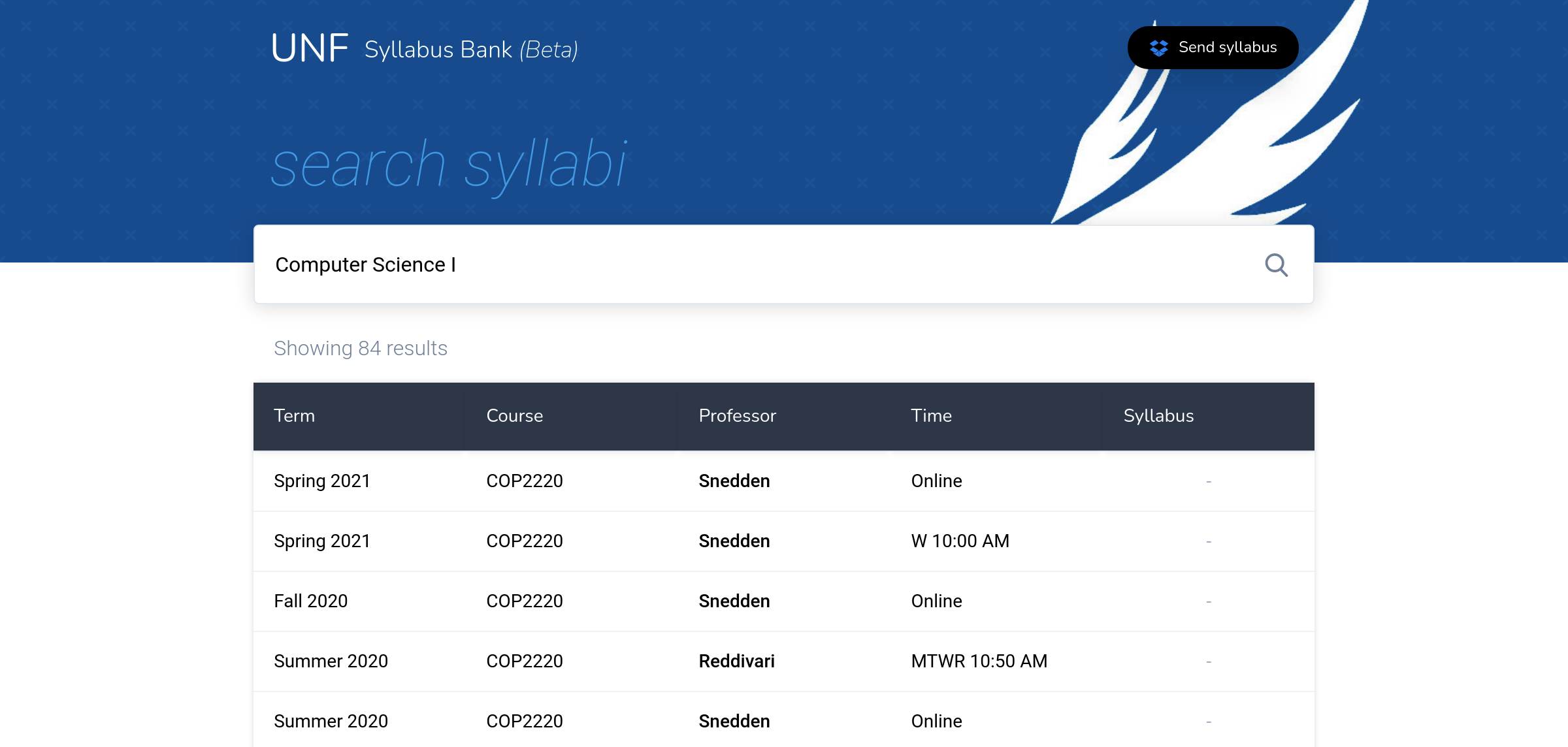 Syllabank UNF Syllabus Bank syllabank-unf-syllabus-bank